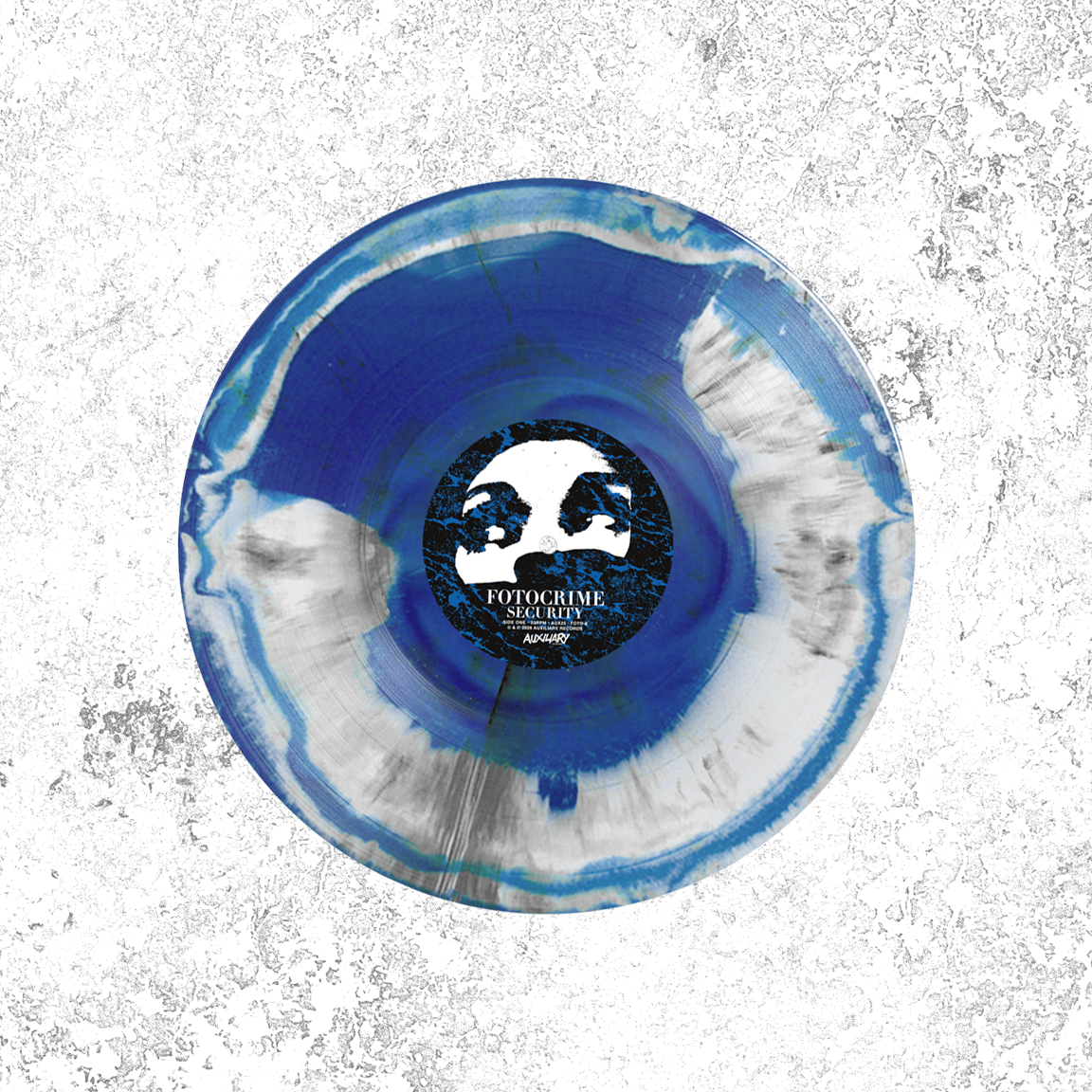 FOTOCRIME Security LP AUX25 - Blue/Black/White Marbled Void Starburst ...