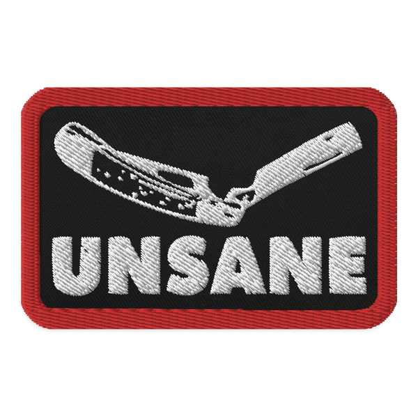 UNSANE Razor Embroidered Patch – Shirt Killer